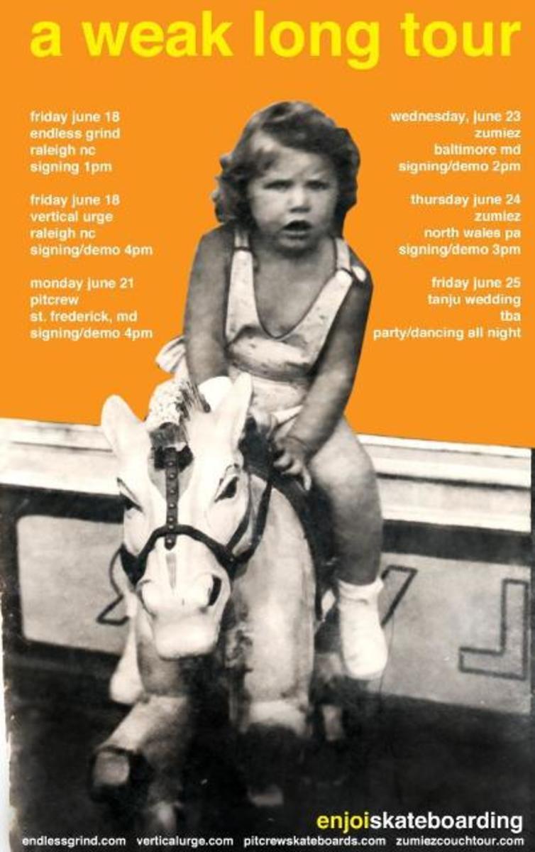 enjoi A Weak Long Tour - TransWorld SKATEboarding Magazine