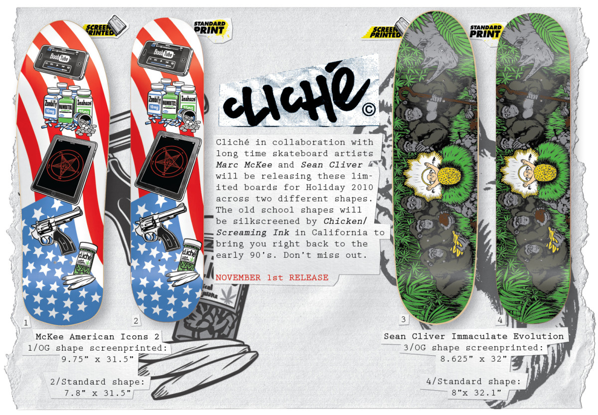 Sean Cliver & Marc McKee x Cliché