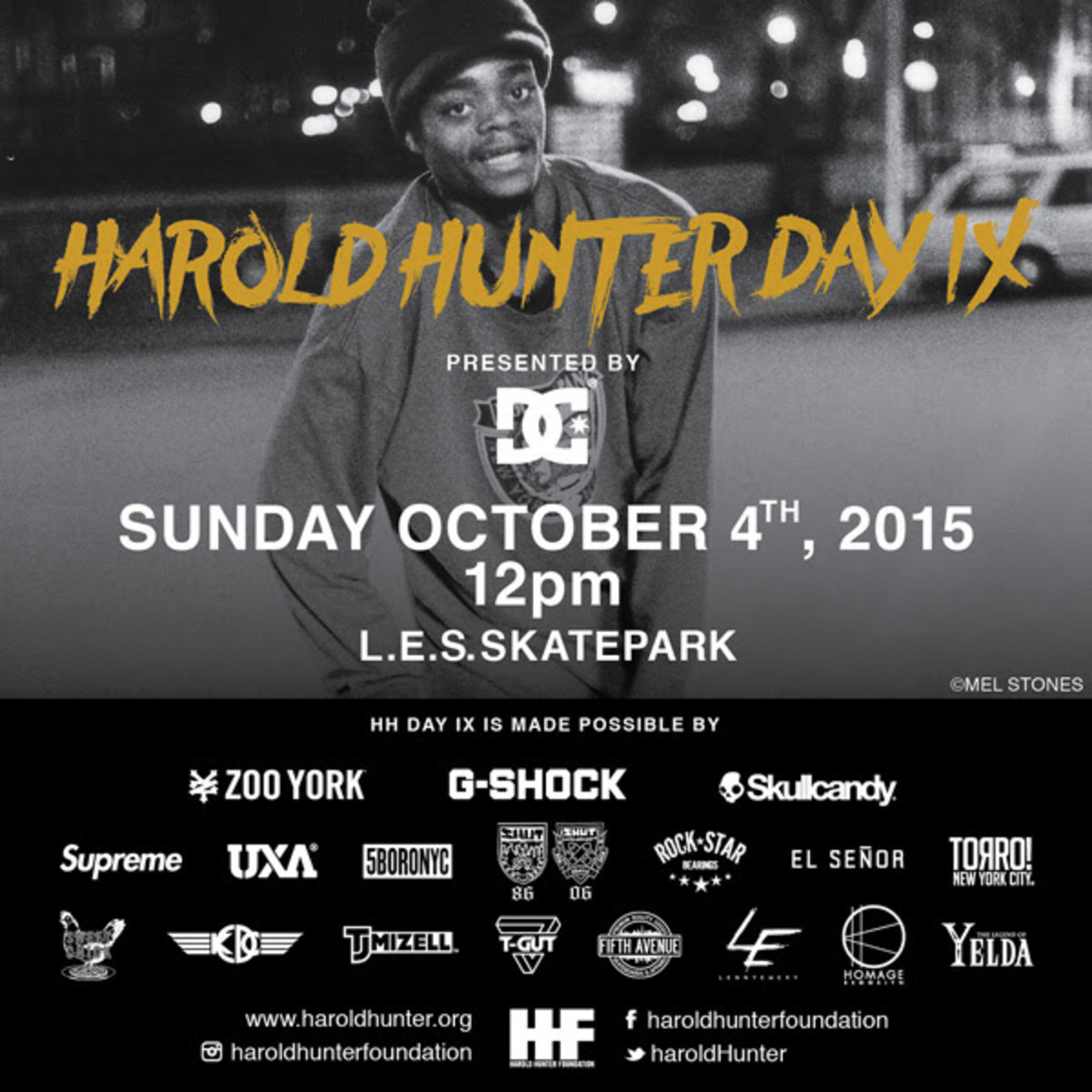 Harold Hunter Day IX, Moved to Oct 4