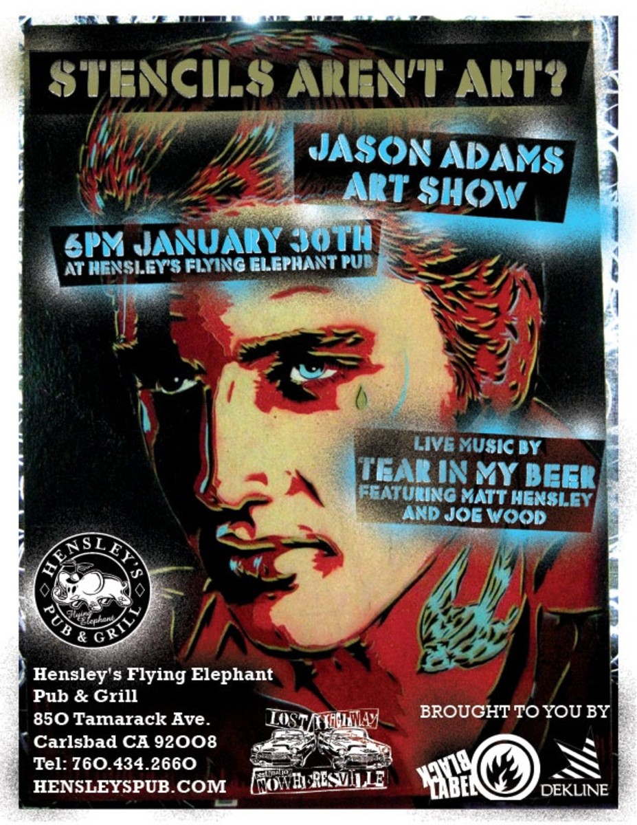 Jason Adams, Hensleys, art, show