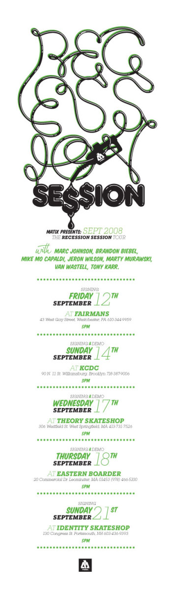 Matix "Recession Session" Tour - TransWorld SKATEboarding Magazine