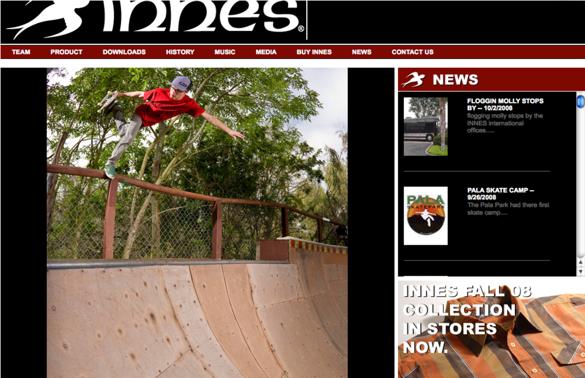 Innes, Matt Hensley, New, Web site
