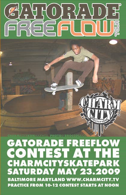 Gatorade Free Flow At Charm City Skatepark