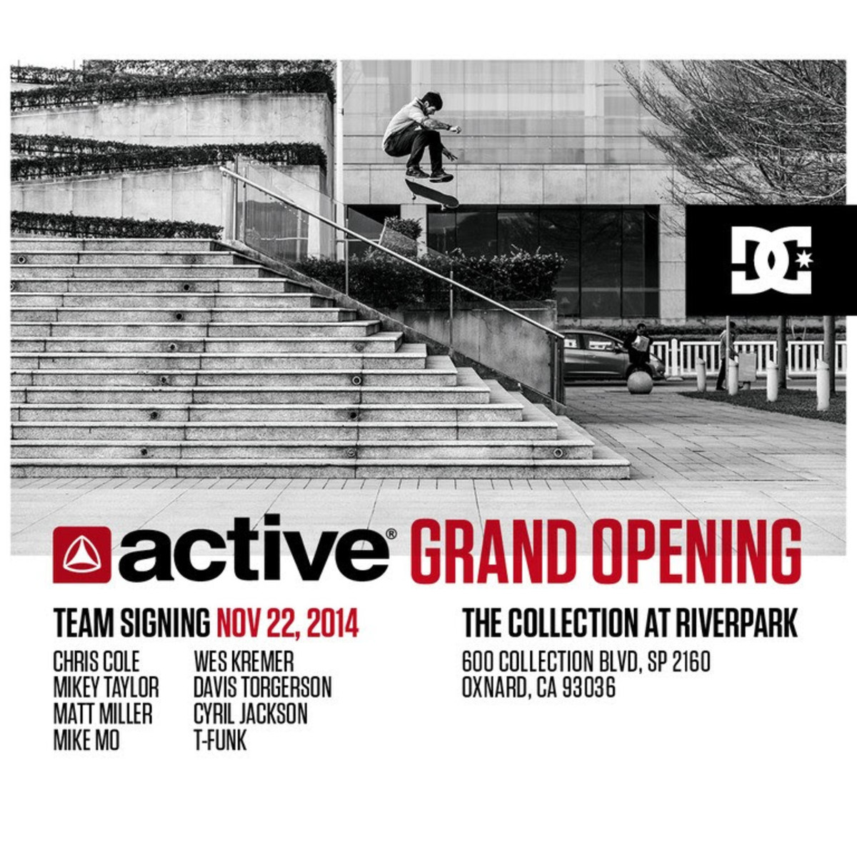 DC Signing Active Oxnard Grand Opening, Saturday
