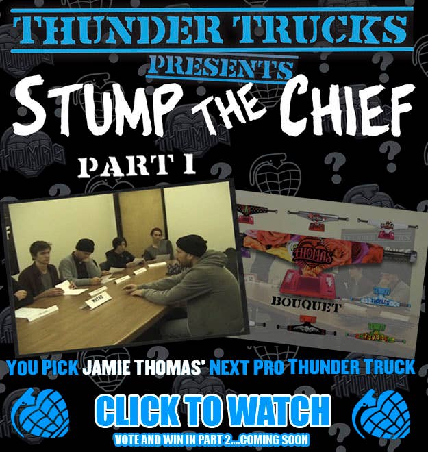 Stump Jamie Thomas With Thunder