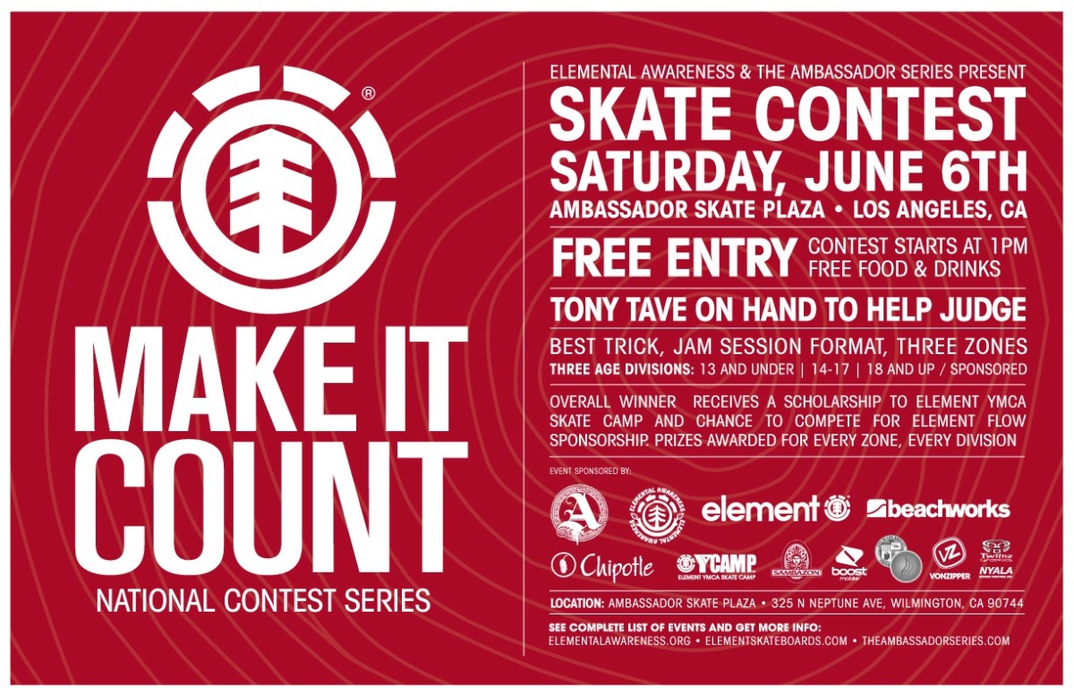 Element: Make It Count Contest - TransWorld SKATEboarding Magazine