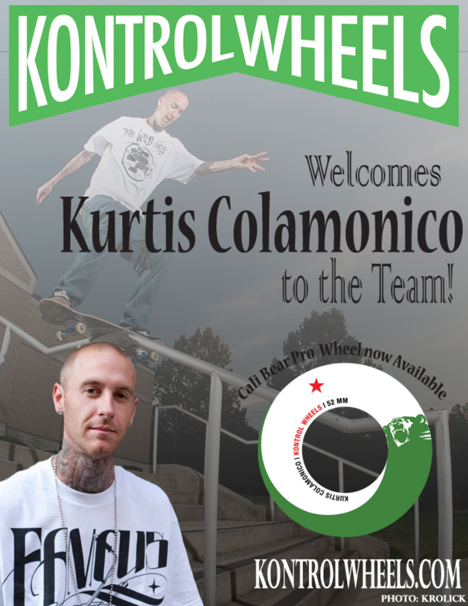 Kurtis Colamonico on Kontrol Wheels - TransWorld SKATEboarding Magazine