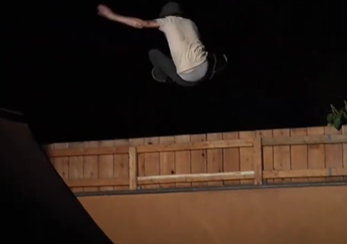 Jason Adams Night Time Ramp Session - TransWorld SKATEboarding Magazine