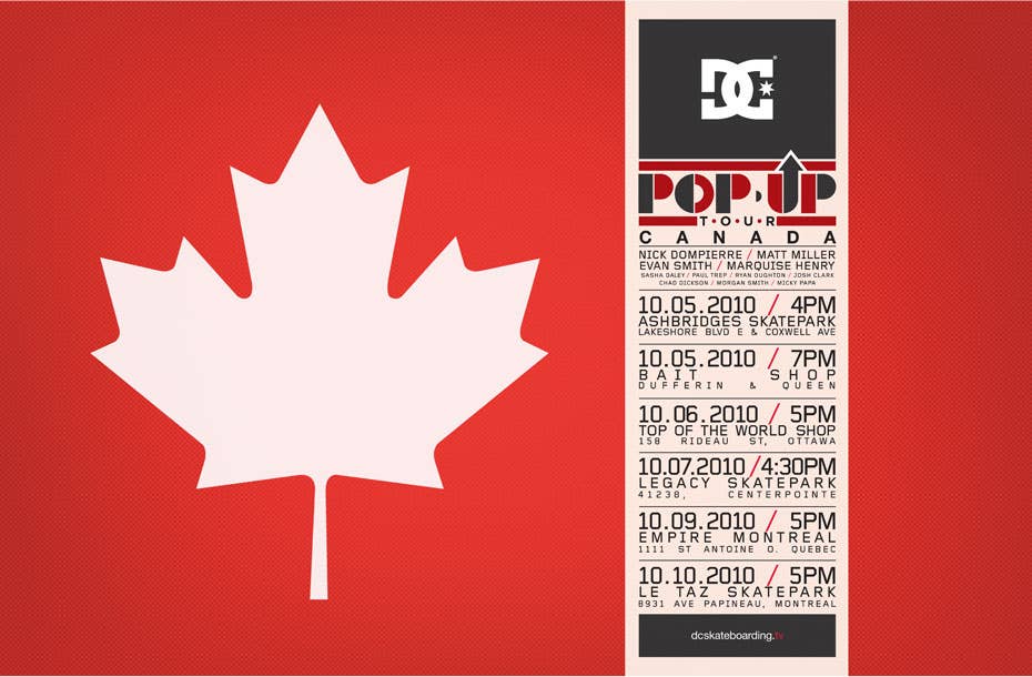 DC Pop Up Tour Canada