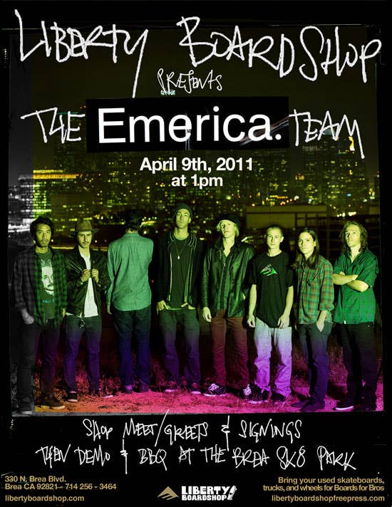 Emerica April 9 @ Liberty Brea - Skateboarding Magazine