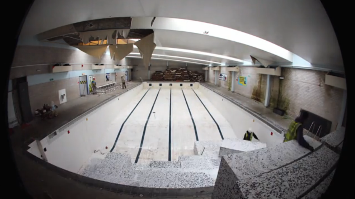 UK Swimming Pool Transformed Into Skatepark
