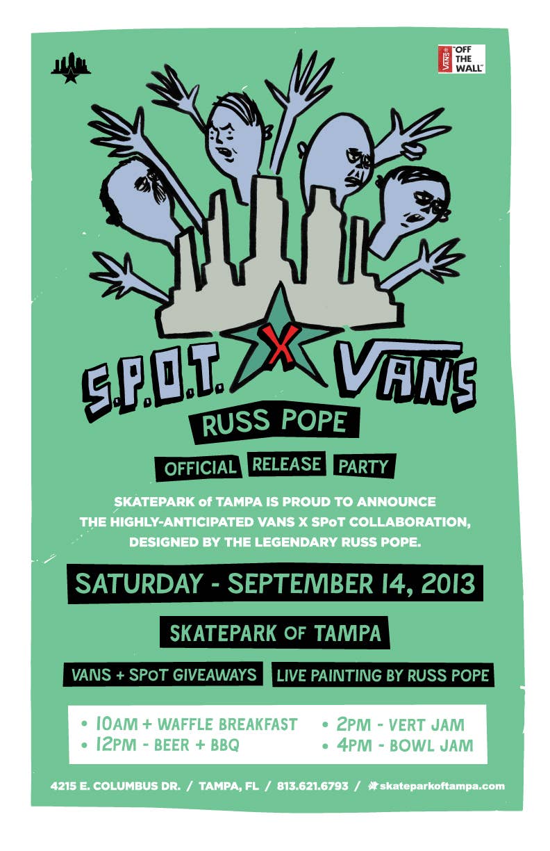 SPoT x Russ Pope Vans Release Party - TransWorld SKATEboarding Magazine
