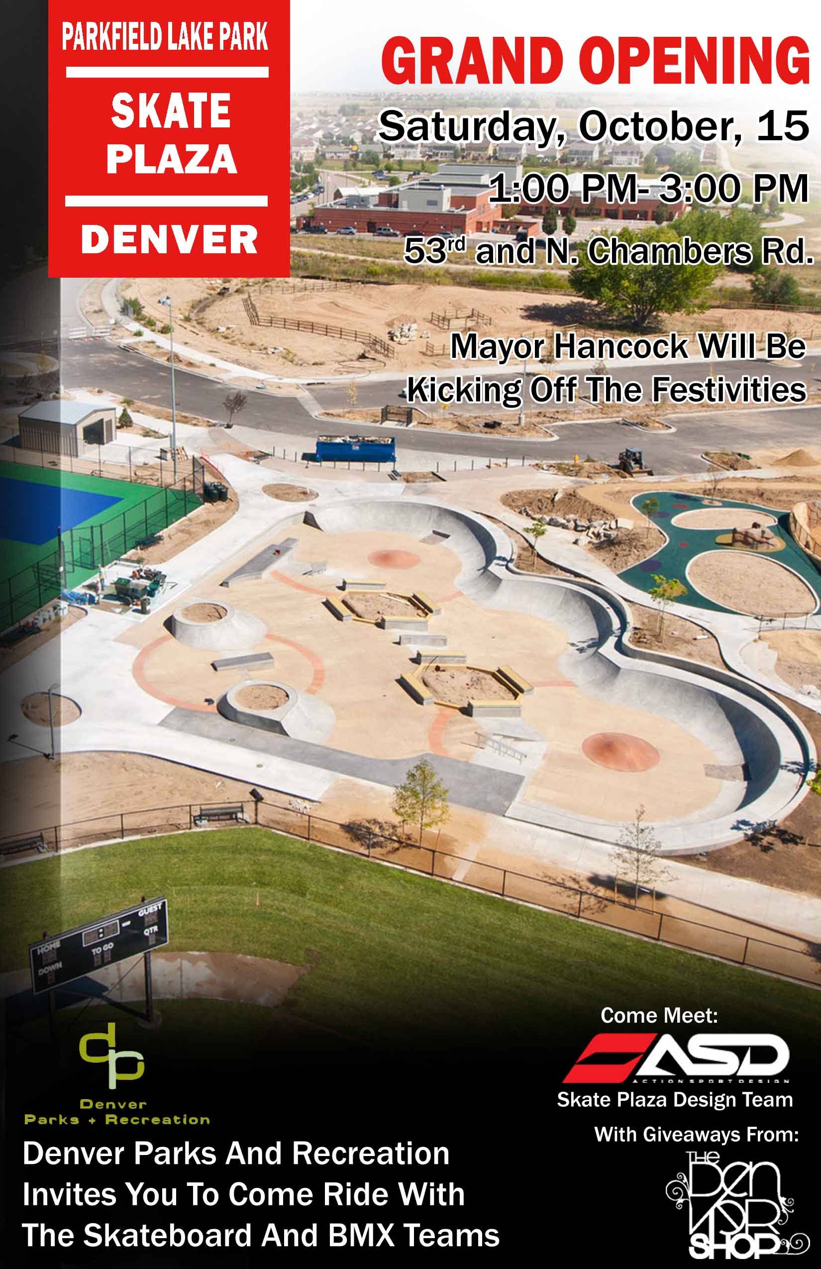Denver Skate Plaza Opening