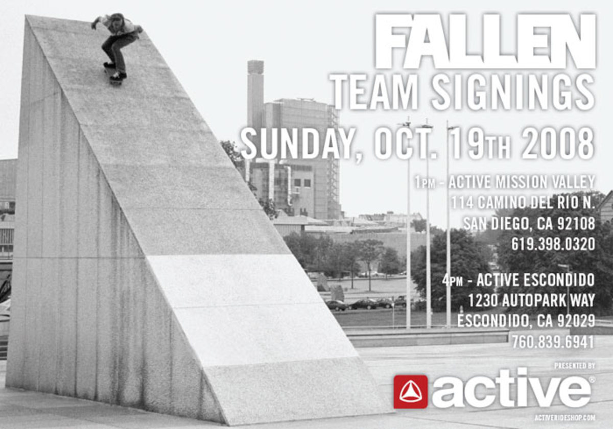 Fallen Team Signings @ Active