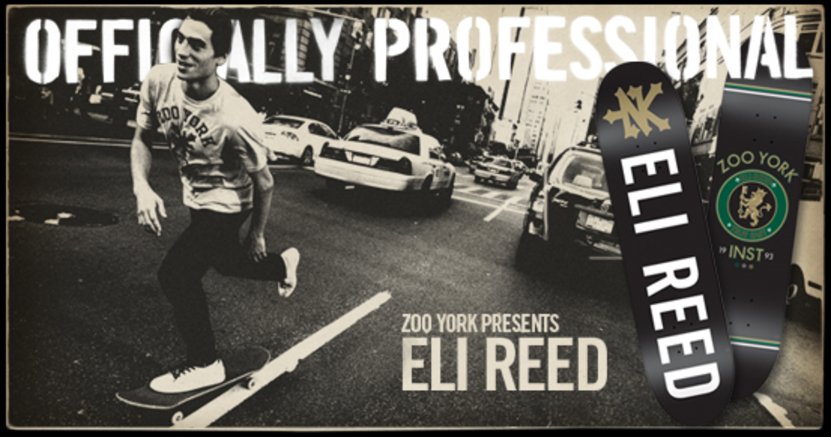Eli Reed Is Officially Professional