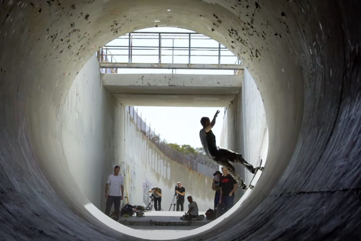 Tony Hawk, Andrew Reynolds, and Greyson Fletcher Skate the Famous Mt ...