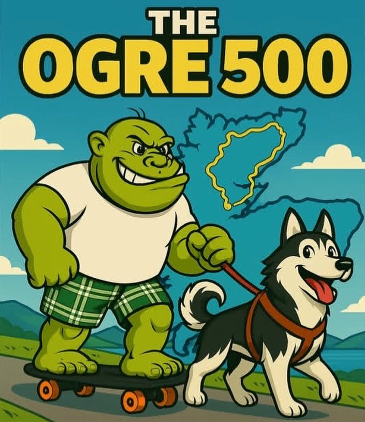 Stu Graham's "Ogre 500" Skateboarding Fundraiser Around Scotland