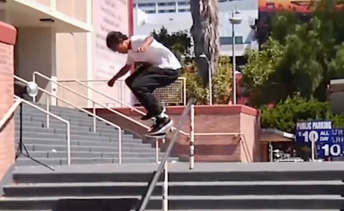 Patrick Praman Battles A Heavy NBD On Hollywood High 16 - Skateboarding