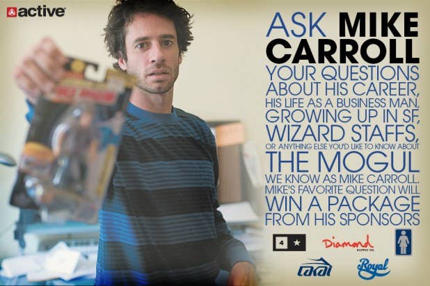 Ask Mike Carroll With Active - Skateboarding