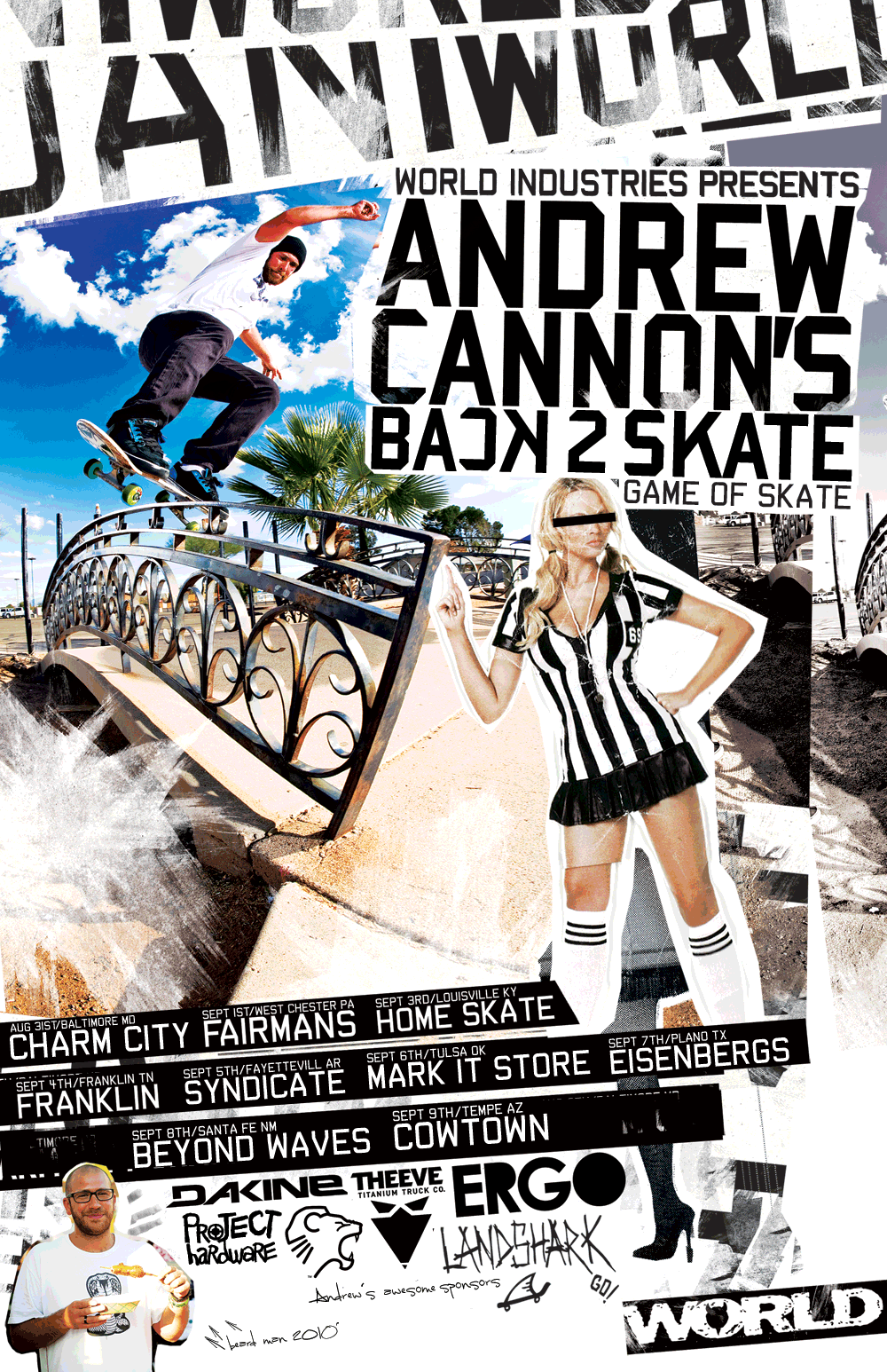 Andrew Cannon Going Pro Back To School Tour - Skateboarding