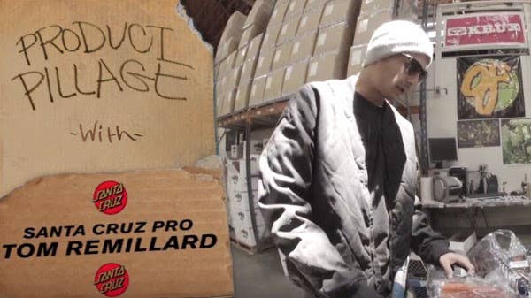 Product Pillage: Tom Remillard for Santa Cruz Skateboards - Skateboarding