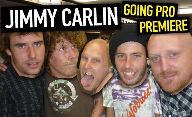 Jimmy Carlin Going Pro Party & Premiere - Skateboarding