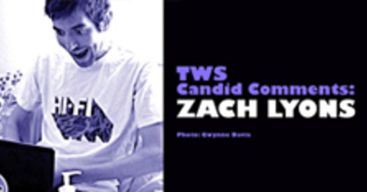 TWS Candid Comments: Zach Lyons - Skateboarding