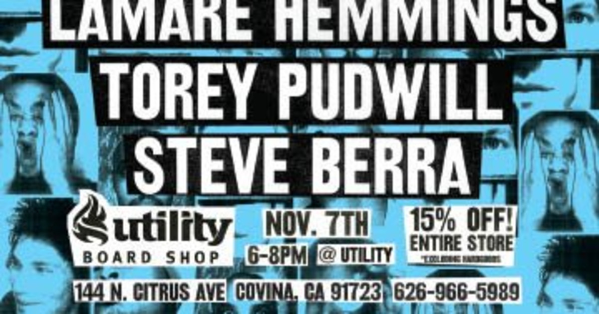 DVS Team Signing At Utility - Skateboarding