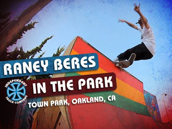 Raney Beres In The Park - Skateboarding