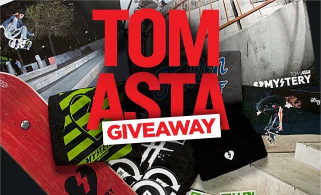 Tom Asta Giveaway - Skateboarding
