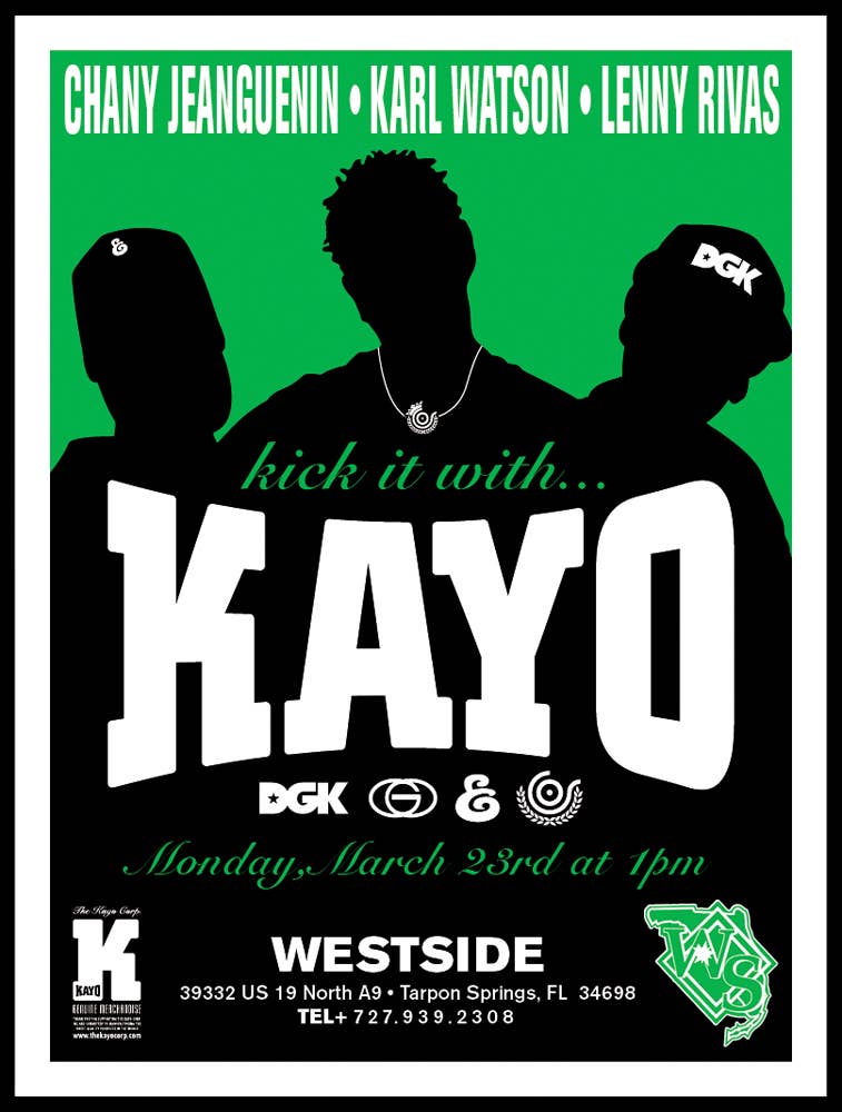 Kayo, WEstside, CHany, Expedition, Organika, Lenny Rivas, Karl Watson ...