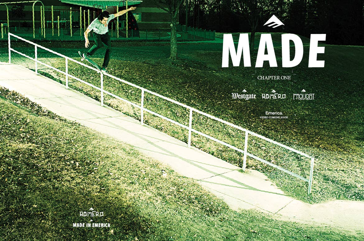 Emerica MADE, Chapter One Teaser: Leo Romero. - Skateboarding