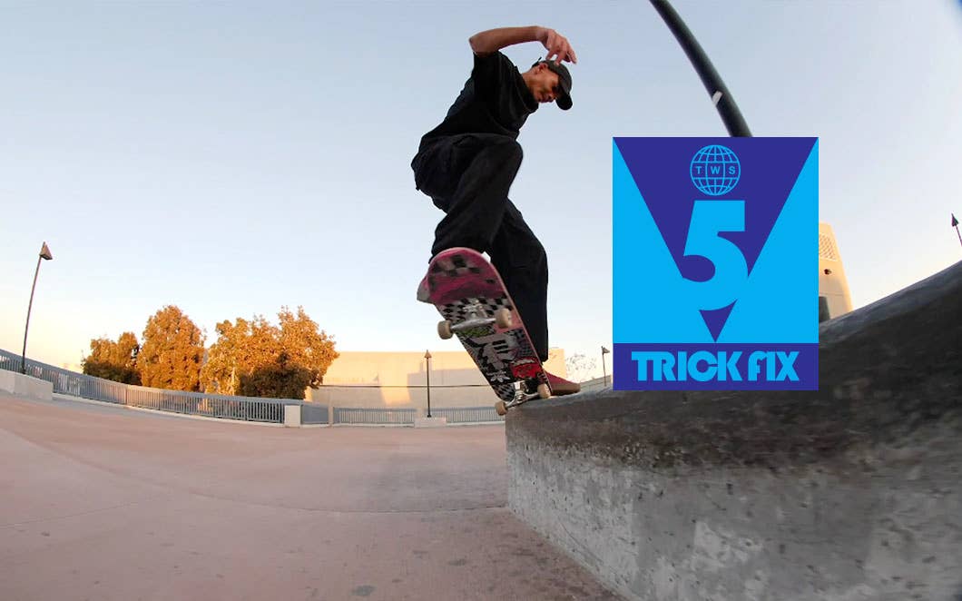 5 Trick Fix: Patrick Zentgraf - Skateboarding