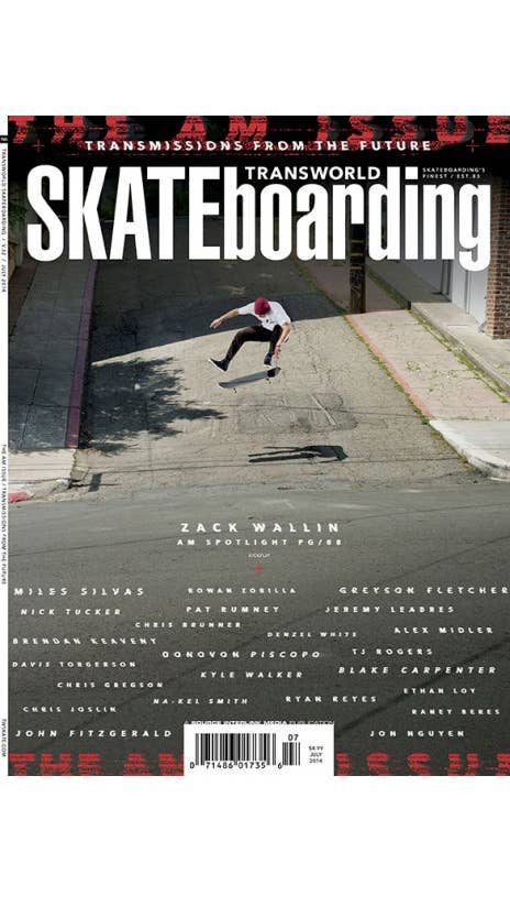 Hot Off The Press: Zack Wallin, July 2014 Am Issue - Skateboarding