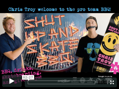 Chris Troy's Pro BBQ Video - Skateboarding