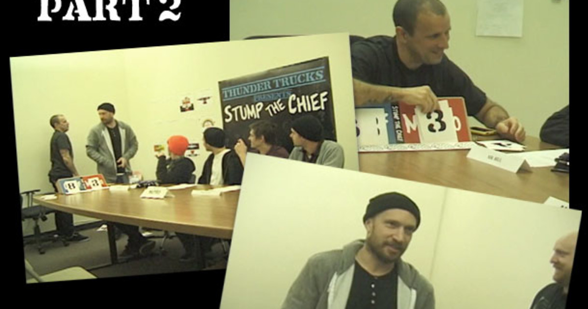 Stump The Chief Part 2 - Skateboarding