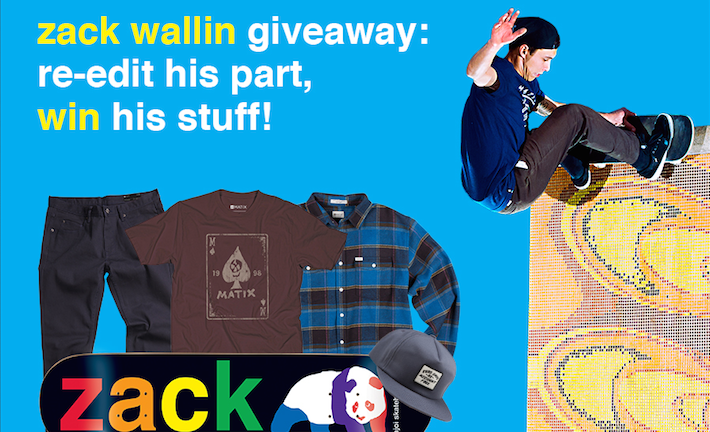 Zack Wallin oververt Re-edit Contest - Skateboarding