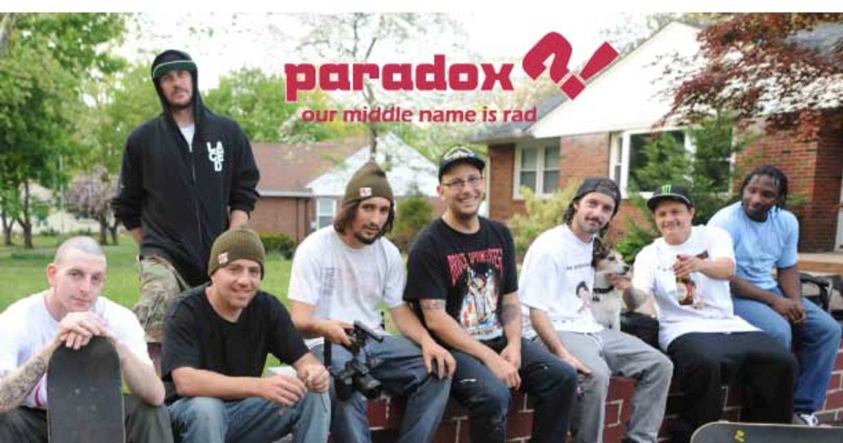 Paradox Fall 2012 Lookbook - Skateboarding