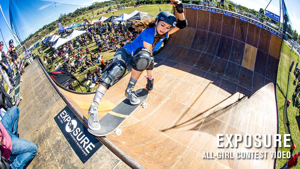 Exposure All-Girl Skate Contest 2015 Video - Skateboarding