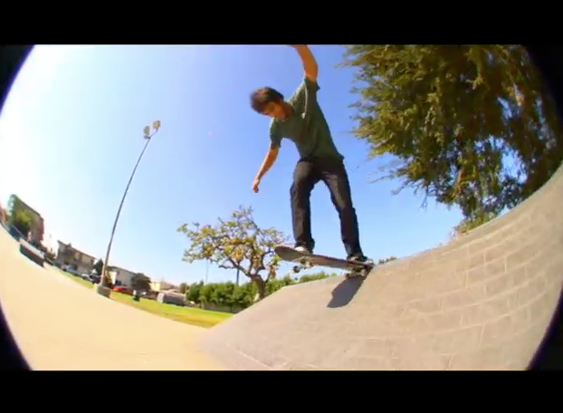 LA, skate plaza, Brian Sumner, Josh Harmony, Chad Tim Tim - Skateboarding
