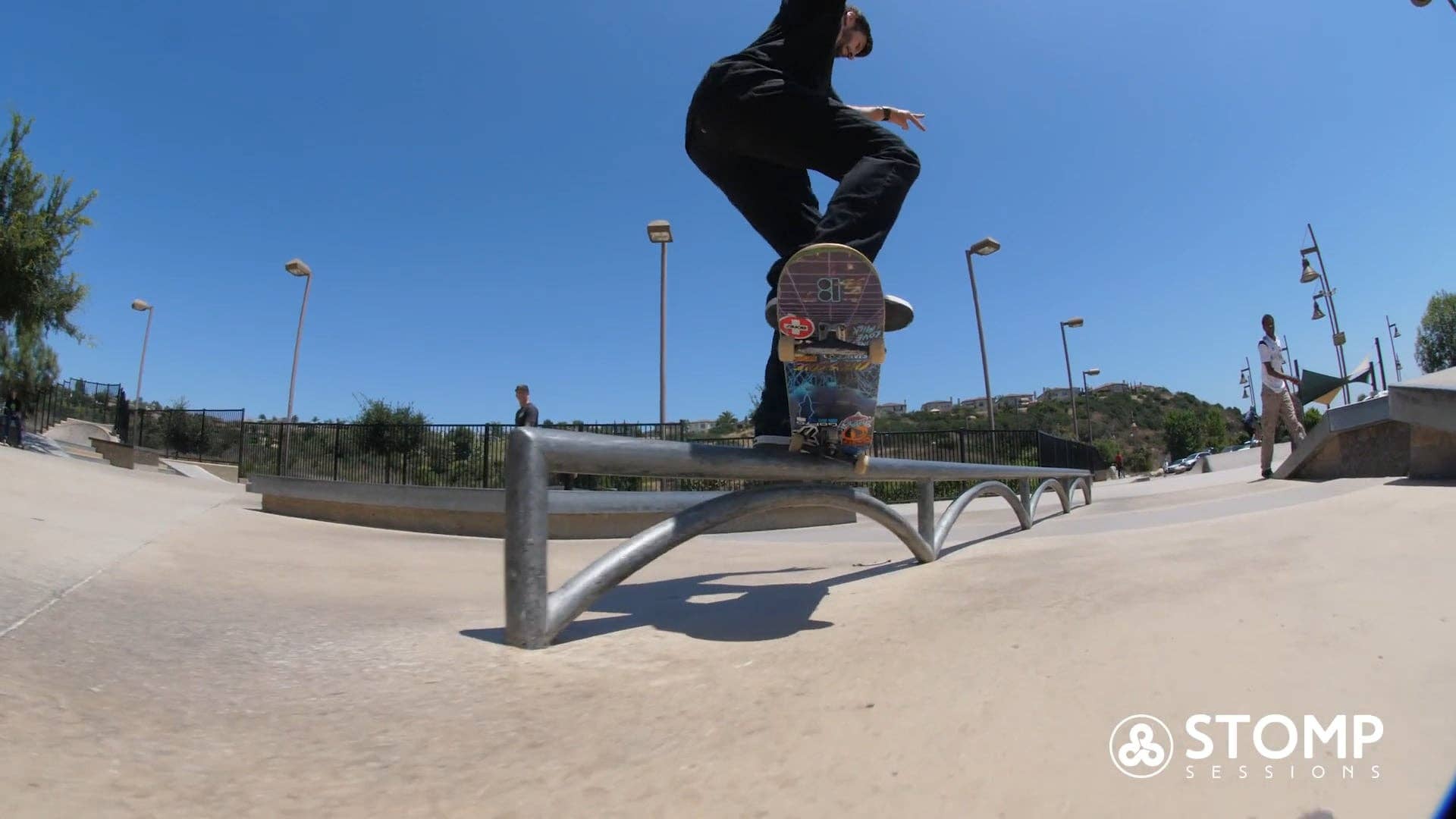 Crooked Grind - Skateboarding