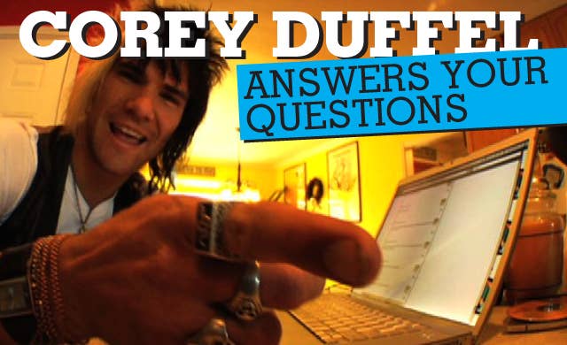 Corey Duffel ANSWERS Your Questions - Skateboarding
