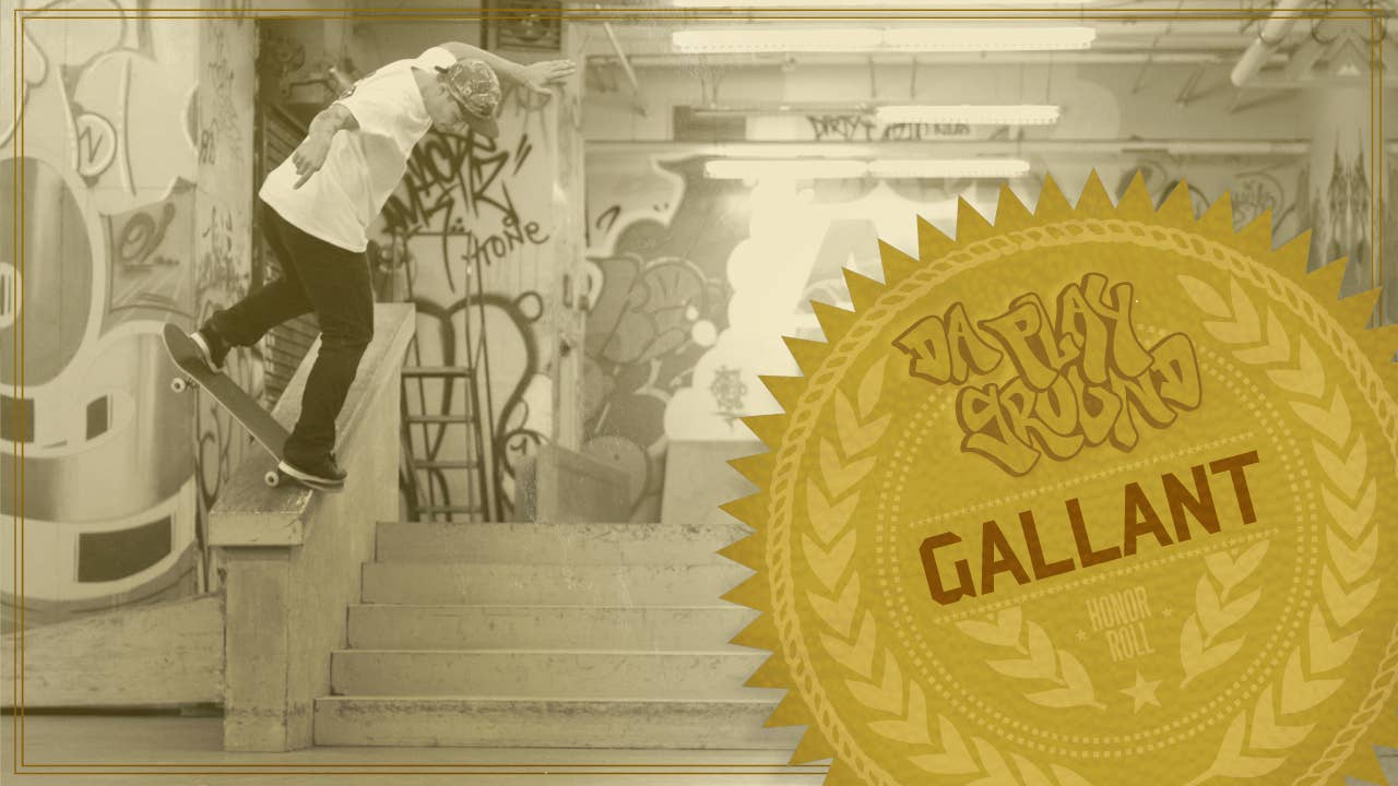 Ryan Gallant makes the Honor Roll - Skateboarding