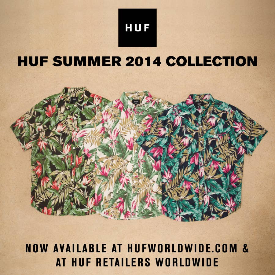 HUF Summer 2014 Apparel Collection - Skateboarding