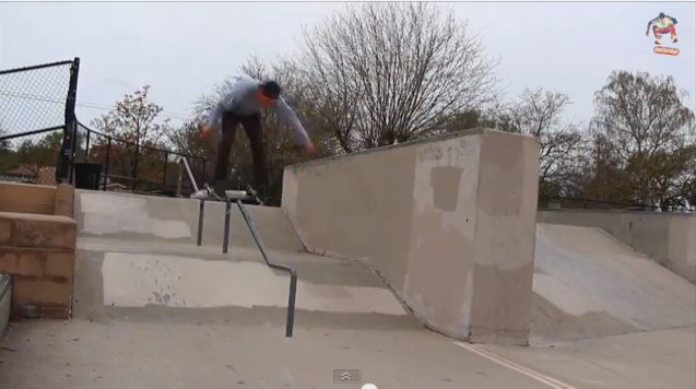 Triple Kink Darkslide - Skateboarding