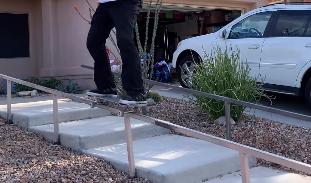 When Life Gives You A Front Yard—Build Handrails: Skater's Dream Yard ...