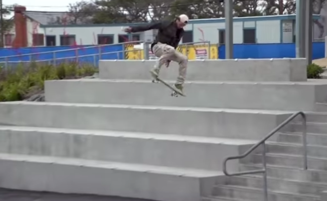 Video: Ryan Decenzo's First Try Frontside 360 Down This Four Block Is ...