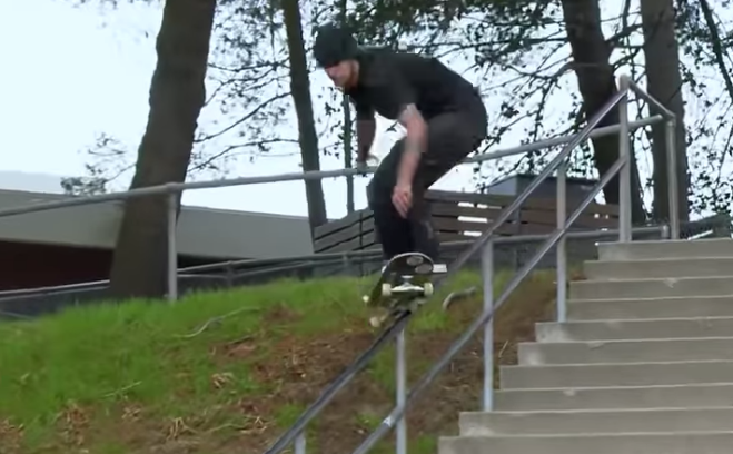 Watch Kevin Baekkel Battle And Conquer This Massive 26 Stair Five-0 ...