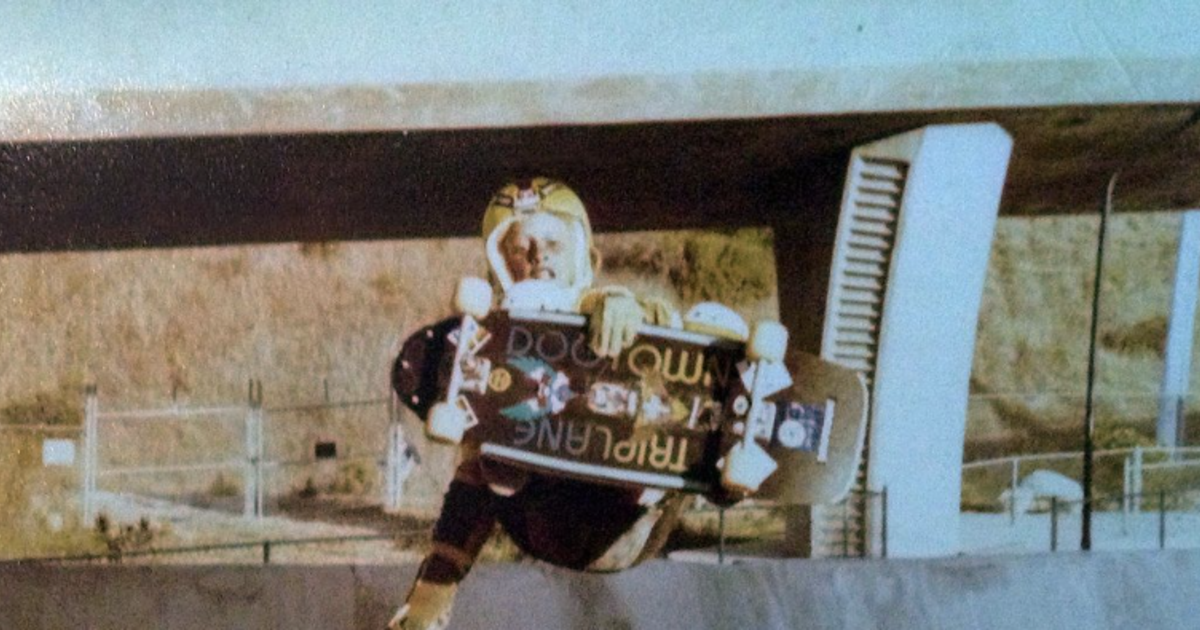 Tony Hawk at Oasis Halfpipe in 1980 - Skateboarding