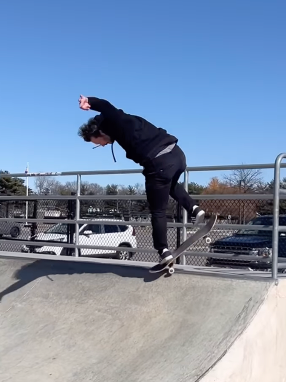 Chad Caruso Lays Down Big Tricks on Small Quarter Pipes - Skateboarding